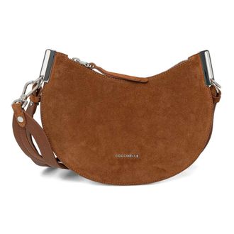 Coccinelle Femme, Sacs, Brun, Taille: ONE Size Sunup Sac Bandouli&egrave;re en Su&egrave;de