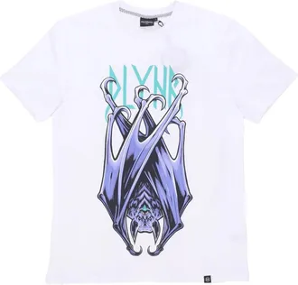 Dolly Noire Covid Bat Tee White T-Shirt - - Tops - Herren - Wei&szlig; - S