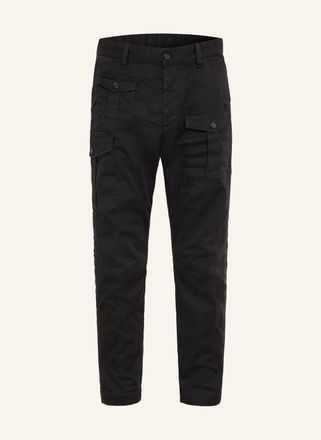 Dsquared2 Cargohose Sexy Cargo Fit schwarz