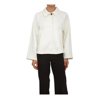 Marella Cappotto Giacco Jers - - Jackets - Damen - Wei&szlig; - L