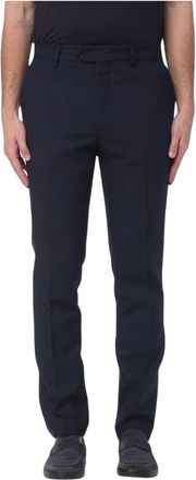 Fay Slim Fit Anzughose aus Schurwolle - - Trousers - Herren - Blau - 2XL