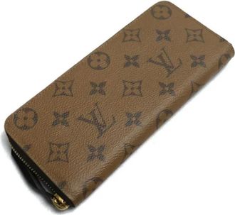 Louis Vuitton unisex, Pre-owned, Brun, Taille: ONE Size Portefeuille en toile Pre-owned