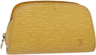 Louis Vuitton Pre-owned Cuir sacs-ports-paule - Femme - Pre-owned - Jaune - Taille: ONE Size