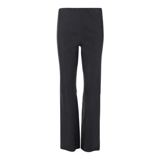 By Malene Birger Florentina Lederhose - - Trousers - Damen - Schwarzk - L