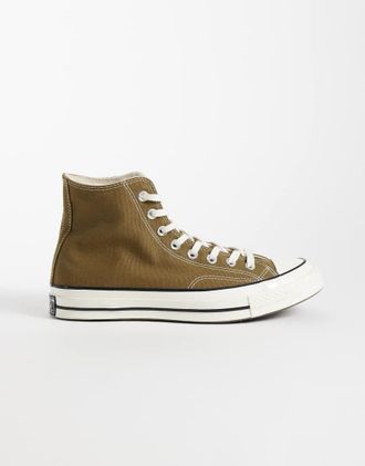 Converse Chuck 70 Hi baskets kaki-Marron