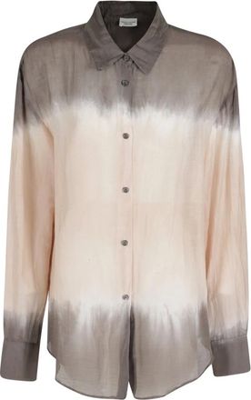 Roberto Collina Femme, Blouses et Chemises, Multicolore, Taille: 38 FR Camicia ML