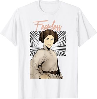 Star Wars Leia Fearless Attitude Pose Comic Graphic T-Shirt T-Shirt