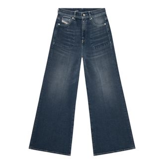 Diesel Wide Jeans - - Jeans - Damen - Blau - W30