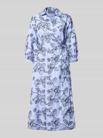 White Label Wickelkleid mit Stitchings und 3/4-Arm