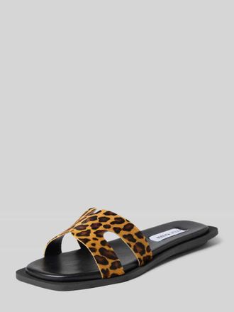 Steve Madden Slippers aus echtem Leder mit Allover-Animal-Print Modell Sofia