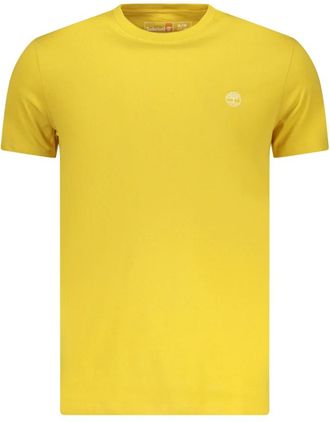 Timberland Homme, Tops, Jaune, Taille: 2XL T-shirt &agrave; Manches Courtes
