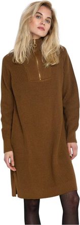 Kaffe Lioa Kleid - - Dresses - Damen - Braun - M