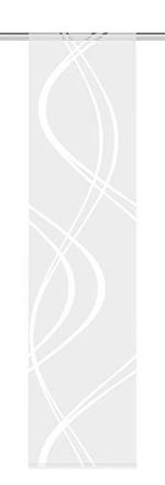 Home Fashion TIBERIO Panneau Coulissant, Tissu, Blanc, 245 x 60 cm