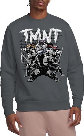 Teenage Mutant Ninja Turtles Unisex TMNT Team Crew Sweatshirt, anthrazit, XL
