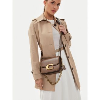 Coach Handtasche Coach Lux Calf Idol Bag CM557 Grau