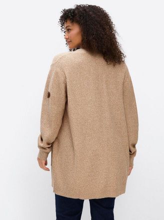 Sheego Strickjacke Strickjacke Langarm Feinstrick