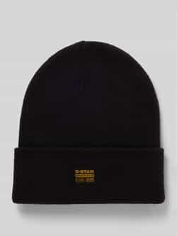 G-Star Beanie mit Label-Patch Modell Effo