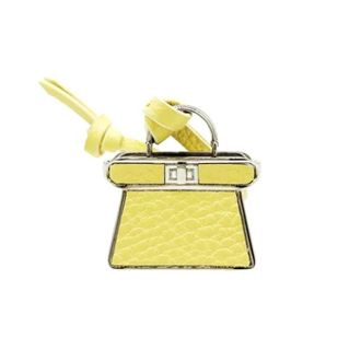 Fendi Pre-owned Cuir porte-cls - Femme - Pre-owned - Jaune - Taille: ONE Size