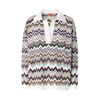 Missoni Polo Oversize Zig Zag - Femme - Tops - Multicolore - Taille: 34 FR