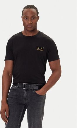 A|X Armani Exchange T-Shirt XM001911 AF10356 MC004 Schwarz Regular Fit