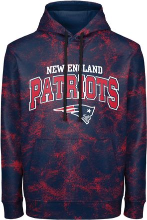 Foco NFL Herren-Sweatshirt, offizielles Lizenzprodukt, gro&szlig;es Logo, Wordmark, Camouflage, Game-Day, Team-Farbe, Sweatshirt, New England Patriots - Navy, Me