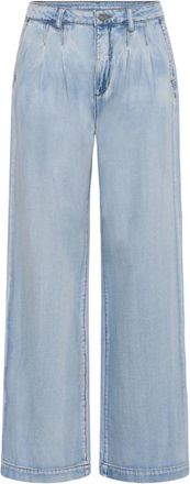 MY ESSENTIAL WARDROBE Femme, Jeans, Bleu, Taille: 40 FR L32 Wide Jeans