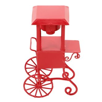 Cabilock VALICLUD Mini Popcornmaschine mit R&auml;dern Kompakte Kino-popcornmaschine f&uuml;r Heimkino Einfache EIN-knopf-bedienung Schnelle Zubereitung von Popcorn und 