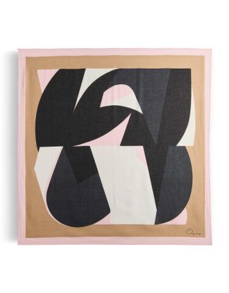 OPUS Damen Tuch | ATIELL gewebtes Halstuch mit kunstvollem Print coral blush, 0