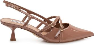 Steve Madden Femme, Chaussures, Brun, Taille: 36 1/2 EU Lindale Slingbacks en similicuir