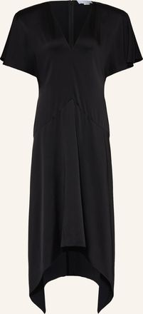 Stella McCartney Satinkleid schwarz
