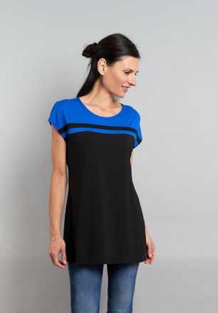 Seidel Moden T-Shirt Long-Top mit Colorblocking - MADE IN GERMANY