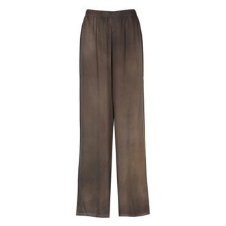 Avant Toi Femme, Pantalons, Brun, Taille: 36 FR Pantalon en soie