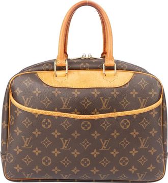 Louis Vuitton Crossbody Bags - Louis Vuitton Canvas Monogram Deauville Handbag - Gr. unisize - in Braun - f&uuml;r Damen