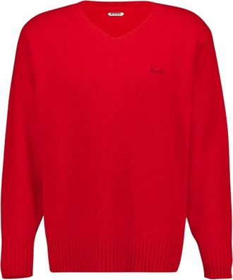 Bode Homme, Pulls, Rouge, Taille: L Currant Sweater