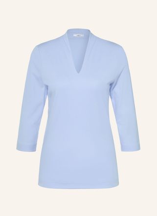 Zaida Za&iacute;da Shirt Mit Kelchkragen blau