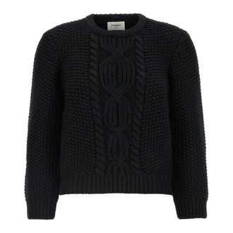 Saint Laurent Herren, Strickwaren, Schwarzk, MGr&ouml;&szlig;e
