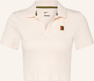 Nike Jersey-Poloshirt Court Heritage weiss