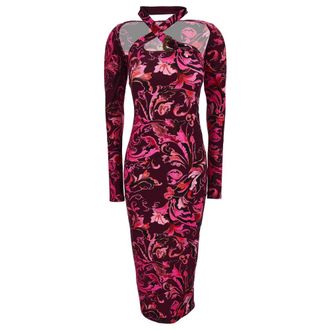 Versace Femme, Robes, Violet, Taille: 42 FR Robes