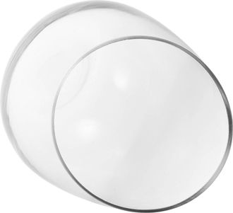 NUOBESTY Schr&auml;ge Glasvase aus Klarem Glas Dickwandig Modernes Design Robust und Wiederverwendbar Transparenter Blumenhalter f&uuml;r Frische und Getrocknete Blumen 