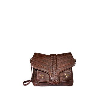 Jerome Dreyfuss Sac Harry S en cuir mouton effet croco