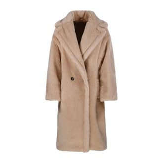 Max Mara Femme, Vestes, Beige, Taille: 42 FR Tedgirl Coat Albino