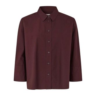 Masai Chemise manches 3/4 - Femme - Blouses et Chemises - Brun - Taille: 38 FR