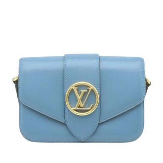 Louis Vuitton Pre-owned Pont 9 MM Umh&auml;ngetasche - - Pre-owned - Damen - Blau - ONE SIZE