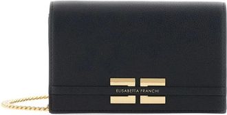 Elisabetta Franchi Femme, Sacs, Noir, Taille: ONE Size Sac bandouli&egrave;re