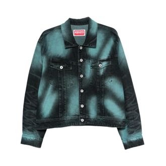 Kenzo Homme, Vestes, Bleu, Taille: L Denim Vestes
