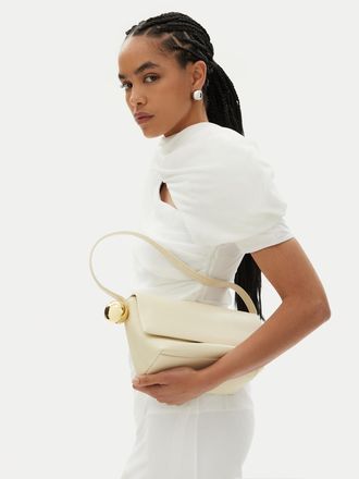 Jacquemus Handtasche JACQUEMUS Le Rond Carre 24H243BA383-3171 &Eacute;cru