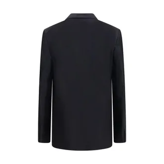 Gucci Womens Black Silk Jacket Clothing