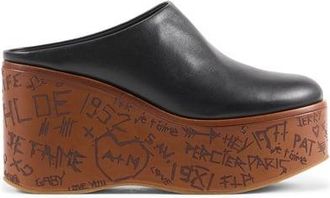 Chlo&eacute; Mules Maxime en cuir
