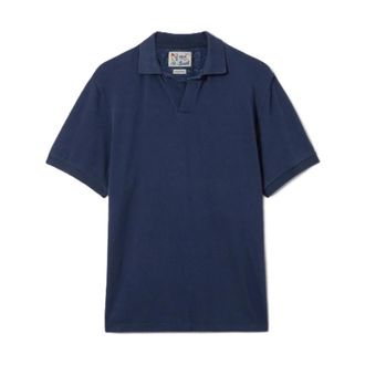MC2 Saint Barth Charles Stretch Piquet Polo - - Tops - Herren - Blau - L