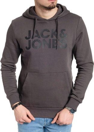 Jack & Jones Kapuzenpullover stilvolle Hoodies mit Logoprint (Spar Set, Doppelpack) Unifarbene Pullover mit flauschigem Innenfutter